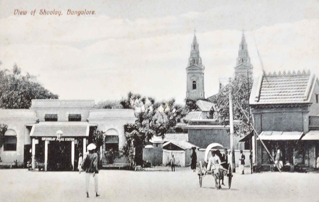 View of Shoolay Bangalore, 1910 Postcard - Past-India