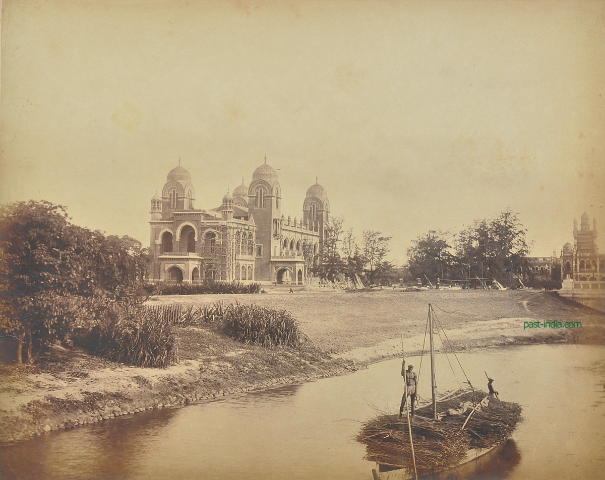 Electric Tram & Madras Central Railway Station - Old Photo - Past-India