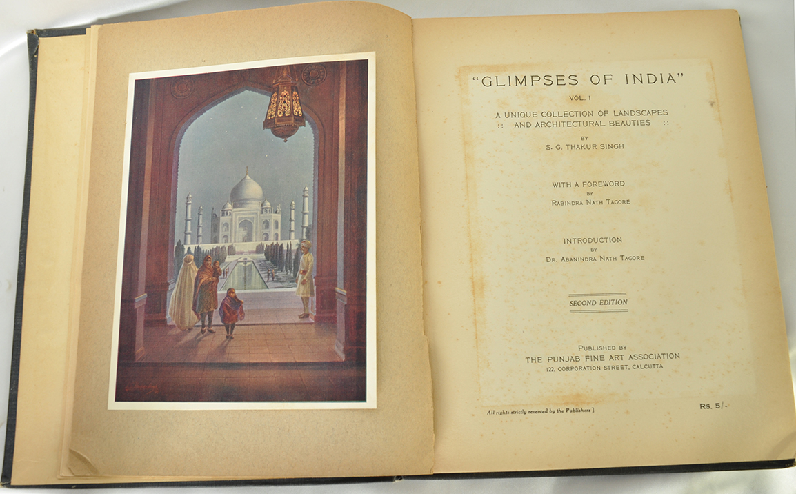 Glimpses of India Unique Art Collection Book, By S G Thakur Singh ...